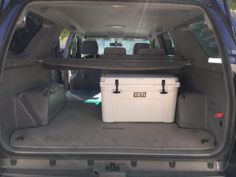 Yeti Cooler in the Trunk: 4th Gen Toyota 4Runner - The Track Ahead