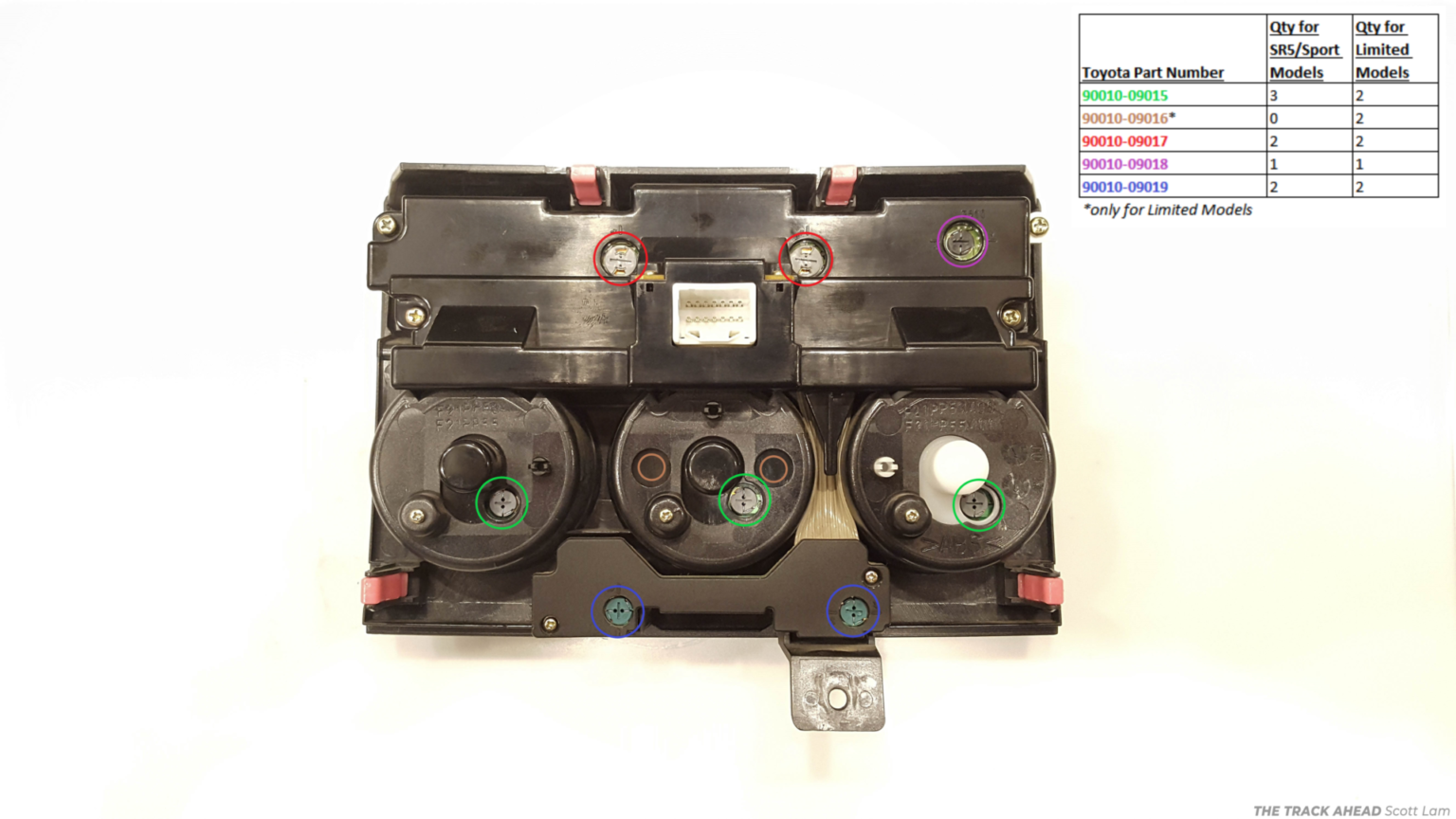 Replacing All Climate Control Dash Lights: 4th Gen Toyota 4Runner - The ...