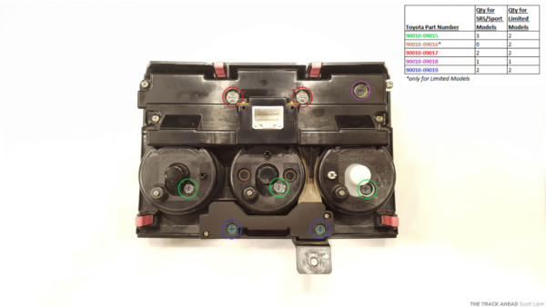 Replacing All Climate Control Dash Lights: 4th Gen Toyota 4Runner - The Track Ahead