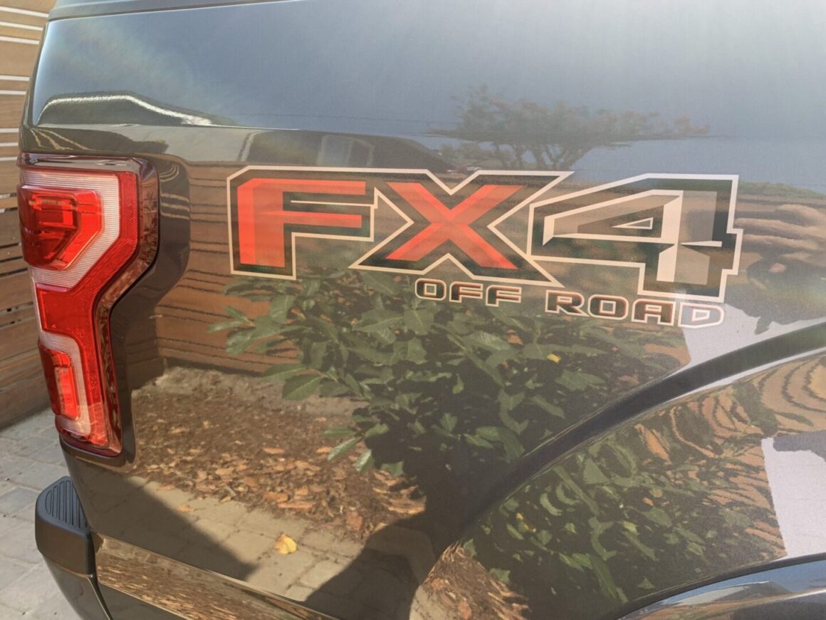 FX4 Sticker Removal: 13th Gen Ford F-150 - The Track Ahead