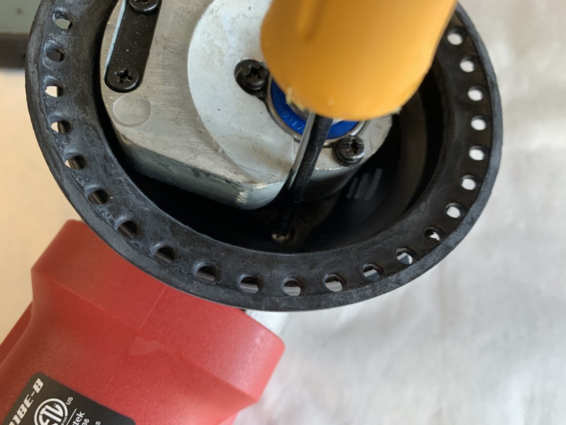 Bauer Long Throw Polisher Upgrade: 5-inch Backing Plate and Grease ...