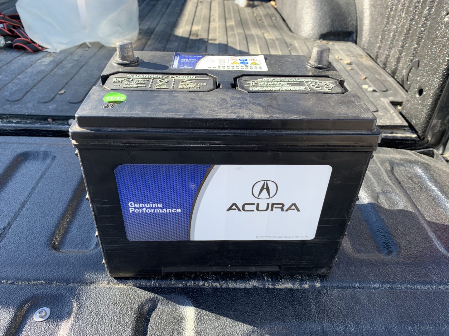 Car Battery Replacement - 2nd Gen Acura CL Type-S - The Track Ahead