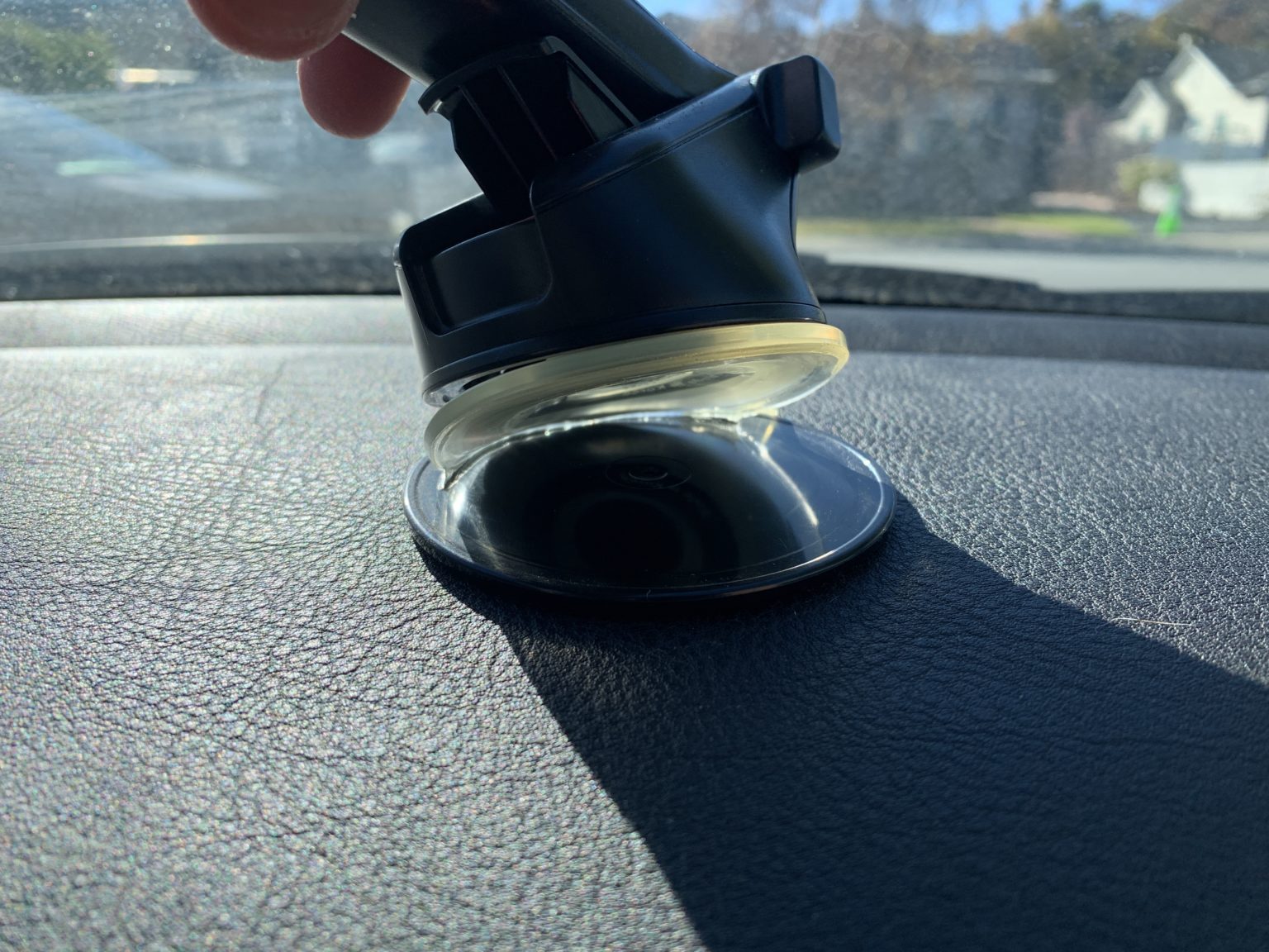 How to Remove a Sticky Suction Phone Mount from a Dashboard - The Track ...