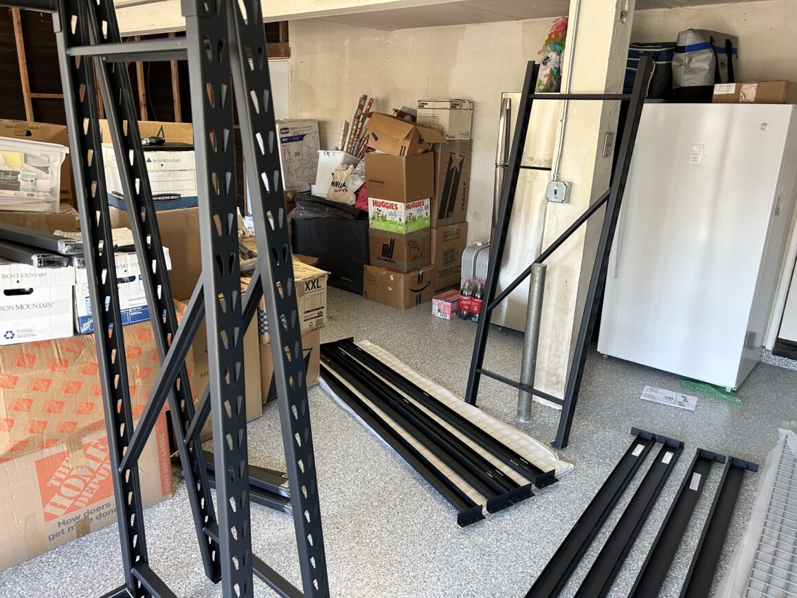 Installing Whalen Industrial Racks For More Garage Storage - The Track ...