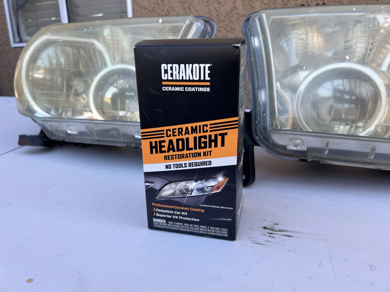 Cerakote Ceramic Headlight Restoration Kit Review - The Track Ahead