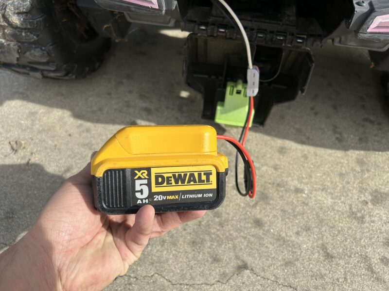 Power Wheels Lithium Ion Tool Battery Upgrade - The Track Ahead