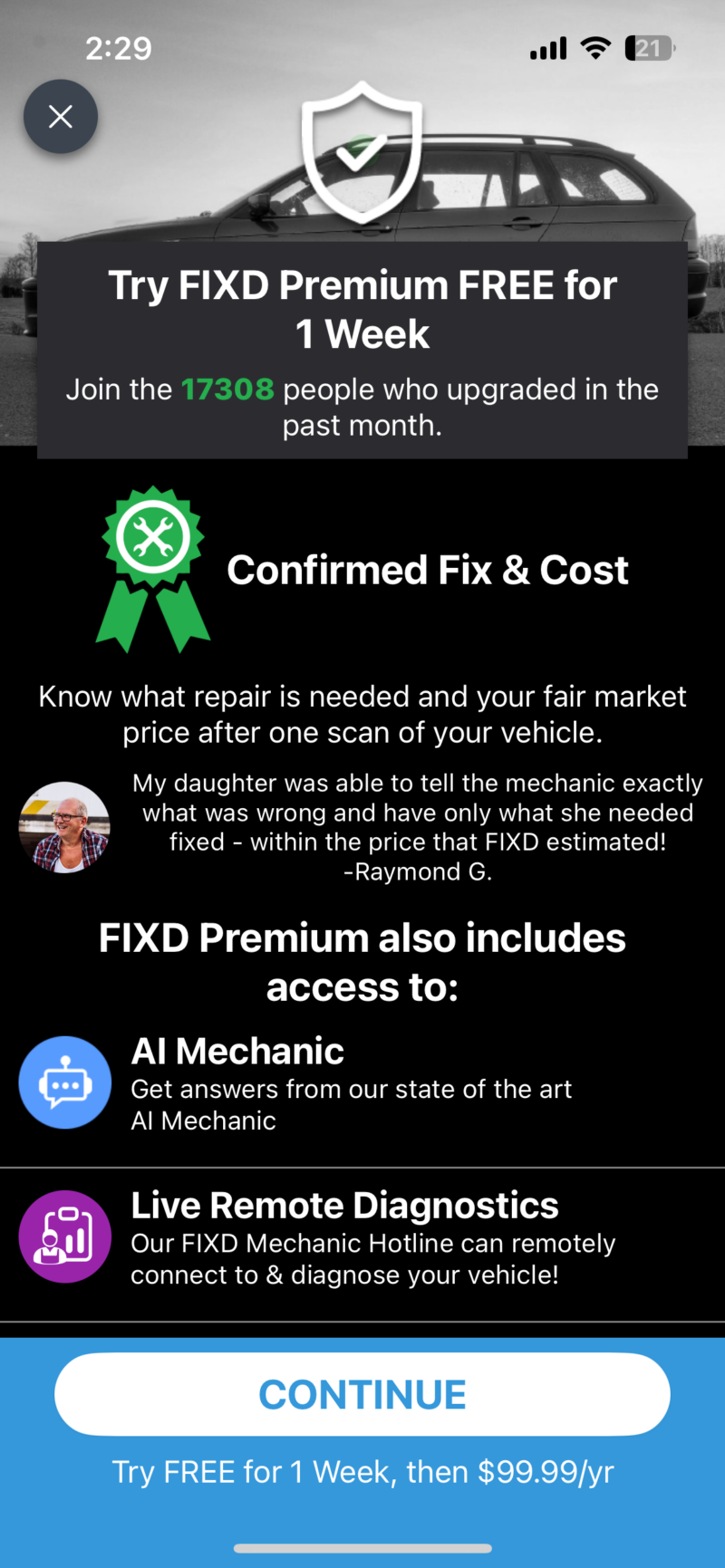 FIXD Bluetooth OBD2 Scanner Review - The Track Ahead